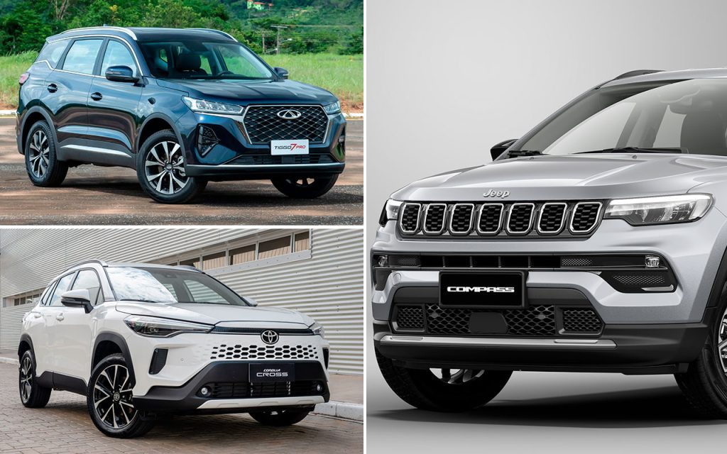 Compass, Tiggo 7, Corolla Cross... Qual é o melhor SUV intermediário atualmente? - Guru dos Carros
