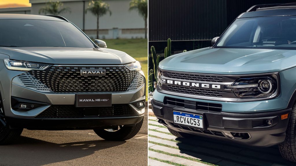 Devo migrar de um Haval H6 HEV para um Ford Bronco Sport? - Guru dos Carros