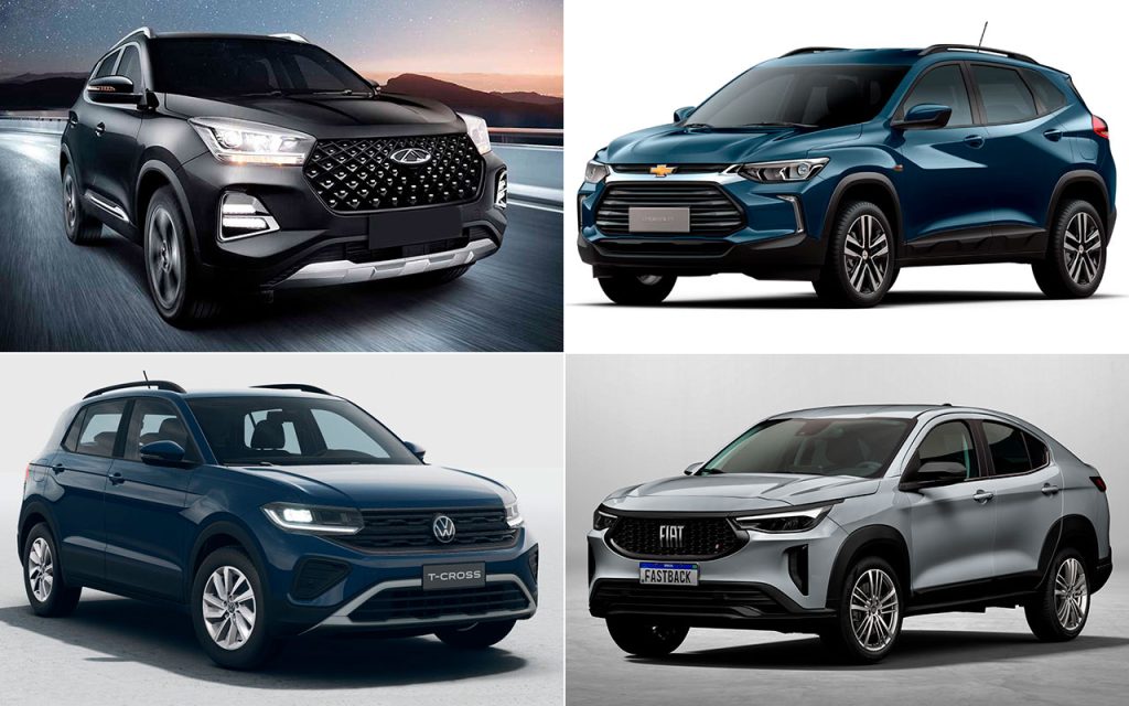 Fastback Turbo 200, T-Cross 200 TSI, Tiggo 5x Sport ou Tracker LT: qual ...